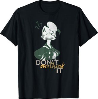 Disney Donald Duck Blogger Team Advice Dont Overthink It T-Shirt