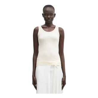 Wales Bonner Groove Tank Top - - Tops - Damen - Beige - S