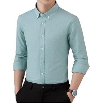 Generic Chemise Oxford classique &agrave; manches longues pour homme, chemise d&eacute;contract&eacute;e pour le printemps et lautomne, Couleurs 4, XXL