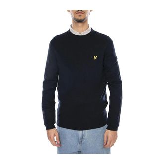Lyle & Scott Herren, Strickwaren, Blau, MGr&ouml;&szlig;e