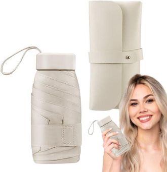 Generico Parapluie de voyage | Parapluie l&eacute;ger, pare-soleil avec protection UV portable pour le sport, les vacances, le camping, les activit&eacute;s quotidiennes en 