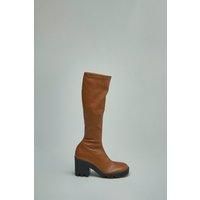 Burberry Leather Stride Boots