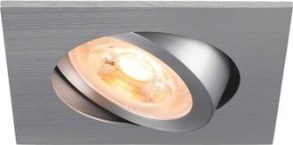 SLV NEW TRIA 68, Deckeneinbauleuchte, quadratisch, max. 10W GU10, aluminium