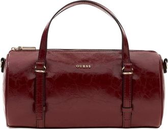 Guess Taylor Mini Barrel Satchel - - Bags - Damen - Rot - ONE SIZE