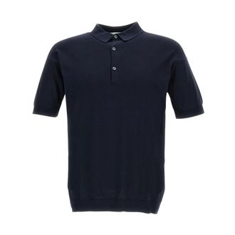 John Smedley Homme, Tops, Bleu, Taille: XL Adrian Polo