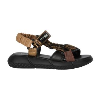 Elena Iachi Femme, Chaussures, Multicolore, Taille: 39 EU Flat Sandales