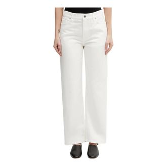 Maison Kitsun&eacute; Jean droit - Femme - Jeans - Beige - Taille: W27