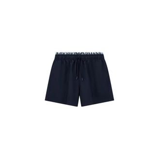 Emporio Armani Badeshorts mit Logo-Bund - - Swimwear - Herren - Blau - XL