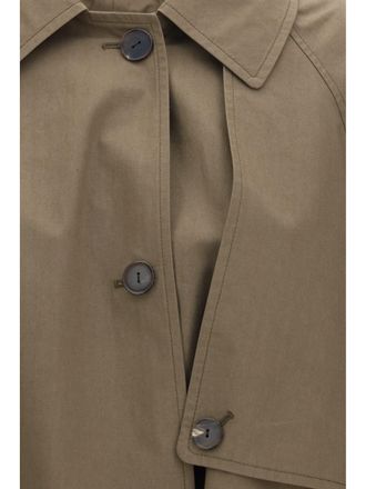 Calvin Klein Womens Trench Coat Zeland Cotton Beluga & Raincoats