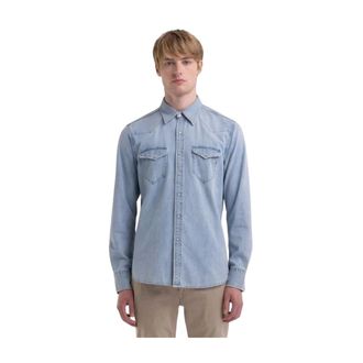 Replay Chemise en jean - Homme - Chemises - Bleu - Taille: S