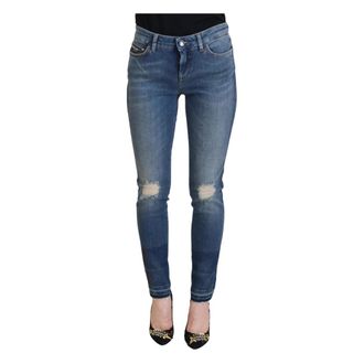 Dolce & Gabbana Blaue zerrissene Denim-Jeans - - Jeans - Damen - Blau - S