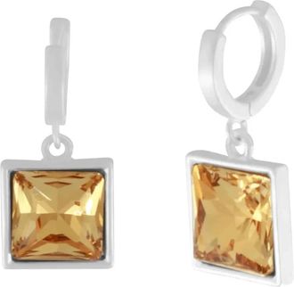 Dansk Copenhagen Topaz Huggie mit nordischer Eleganz - - Accessories - Damen - Grau - ONE SIZE