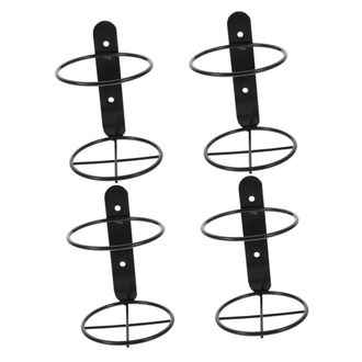 DOITOOL 8 St&uuml;ck Teiliges Wandmontage-weinregal aus Metall Einzelner Flaschenhalter zur Wandbefestigung Langlebiges Flaschenaufbewahrungsregal f&uuml;r K&uuml;che Bar Re