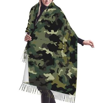 Generic Motif Camouflage Femme Scarf Mode &Eacute;charpe Douce Ch&acirc;le Wrap Pour Hiver Soir&eacute;e Automne Cadeau
