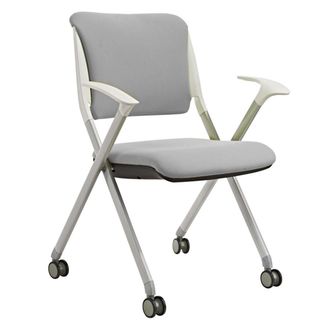 Generic Hochlehner-Schreibtischstuhl,Faltbarer B&uuml;rostuhl Rollen,ergonomische Netzr&uuml;ckenlehne,stapelbarer Konferenzraumstuhl,G&auml;steempfangsstuhl Zuhause,B&uuml;ro,Pa