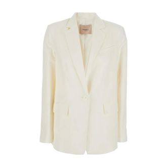 Twinset Femme, Vestes, Blanc, Taille: 42 FR Ensemble Veste Blanche avec Giacca