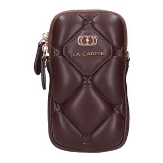 La Carrie Faux Leather Mobile Phone Holder - Femme - Accessoires - Rouge - Taille: ONE Size