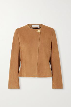 Chlo&eacute; Jacke Aus Veloursleder - Braun