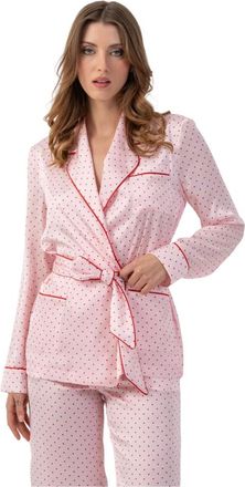 Kocca Femme, Vestes, Rose, Taille: 36 FR Silky Polka Dot Night Top