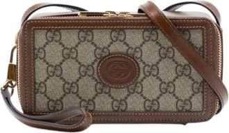 Gucci Pre-owned Canvas Crossbody Bag - - Pre-owned - Damen - Beige - ONE SIZE