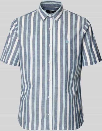 Lerros Slim Fit Freizeithemd mit Logo-Stitching