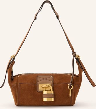 Chlo&eacute; Handtasche Paddington Mit Nieten braun