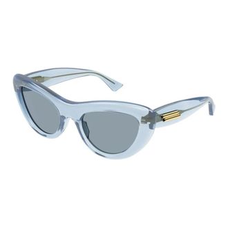 Bottega Veneta Femme, Accessoires, Bleu, Taille: 53 MM Lunettes de soleil