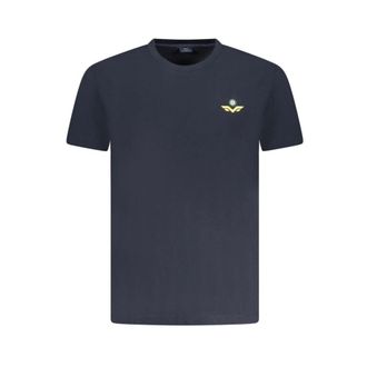 Armata Di Mare Blau Baumwoll Herren T-Shirt mit Auff&auml;lligem Druck - - Tops - Herren - Blau - M