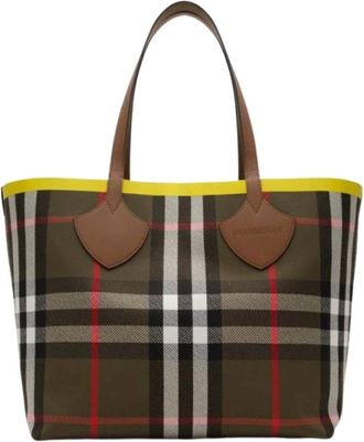 Burberry Femme, Sacs, Multicolore, Taille: ONE Size Large Check Tote