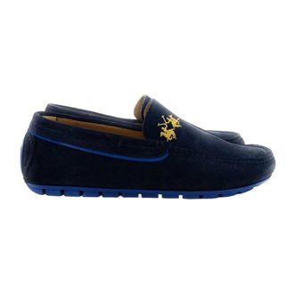La Martina Blaue Loafer Stilvolles Modell - - Shoes - Herren - Blau - 39 EU