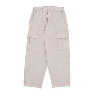 Obey Cargo Denim Pant Silver Grey - - Trousers - Herren - Grau - W34