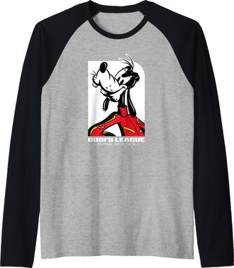Disney Racing Goofy League On the Wild Side Race Car Driver Raglan