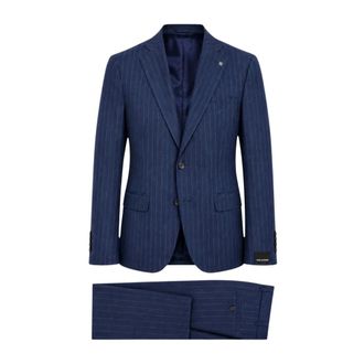 Tagliatore Homme, Costumes, Bleu, Taille: XL Single Breasted Suits