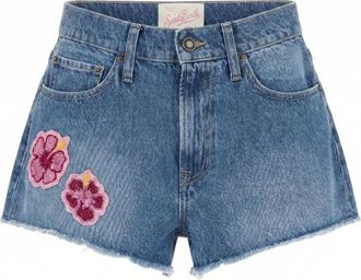 MC2 Saint Barth Femme, Shorts, Bleu, Taille: 40/42 FR Musa Denim Shorts