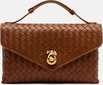 Bottega Veneta Henkeltasche Knot Lock aus Leder