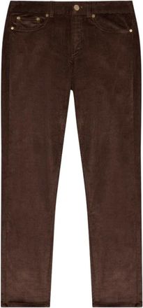 Brooks Brothers Femme, Pantalons, Brun, Taille: W32 Pantalon en velours côtelé à 5 poches en coton