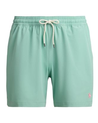 Ralph Lauren Glatte Badeshorts in Stretch-Qualit&auml;t mit kleiner Pony-Stickerei in