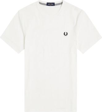 Fred Perry Homme, Tops, Blanc, Taille: XL T-Chemises