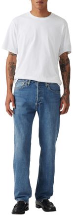 Levi's Herren 501 Original Fit Jeans, Never Settle Stretch, 32W / 34L