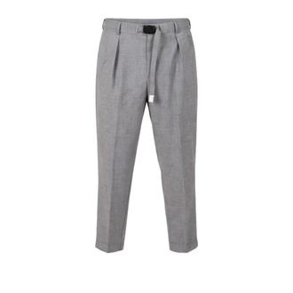 White Sand Cropped Hosen - - Trousers - Herren - Grau - S