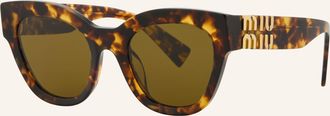 Miu Miu Sonnenbrille Mu 01ys braun