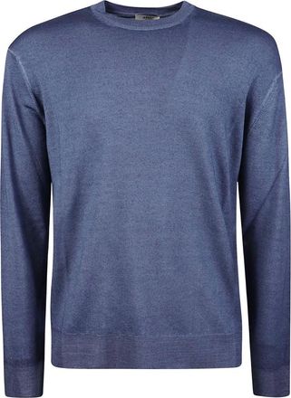Altea Pull col rond - Homme - Pulls - Bleu - Taille: L