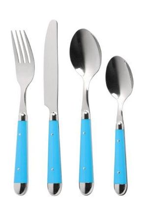 Premier Housewares Brvasserie Besteckset, 16-teilig blau