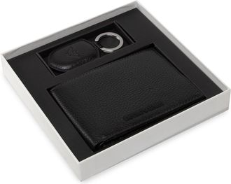Emporio Armani Geldb&ouml;rse und Schl&uuml;sselanh&auml;nger Set Emporio Armani Y4R222 Y068E 80001 Schwarz