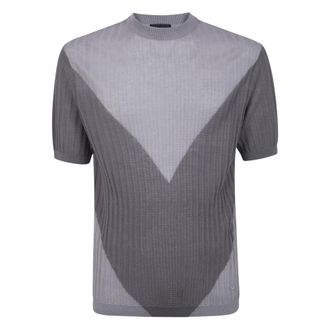 Emporio Armani Herren, Strickwaren, Grau, 2XLGr&ouml;&szlig;e