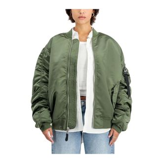 Alpha Industries unisex, Sport, Vert, Taille: M Ma-1 UV Bomber Jacket