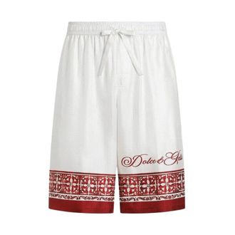 Dolce & Gabbana Homme, Shorts, Multicolore, Taille: 3XL Pantalons Maiolica 5L Rubino