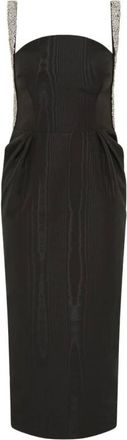 Rebecca Vallance Femme, Robes, Noir, Taille: 38 FR Vesper Embellished Maxi Dress