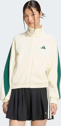 adidas veste de surv&ecirc;tement Stadium ivoire-Blanc