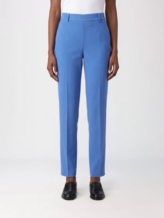 Alberto Biani Slim Fit Cr&ecirc;pe-Chino-Hose mit seitlichem Rei&szlig;verschluss
